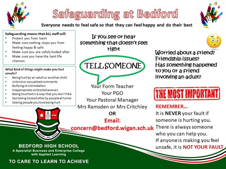 Safeguarding – Bedford High School
